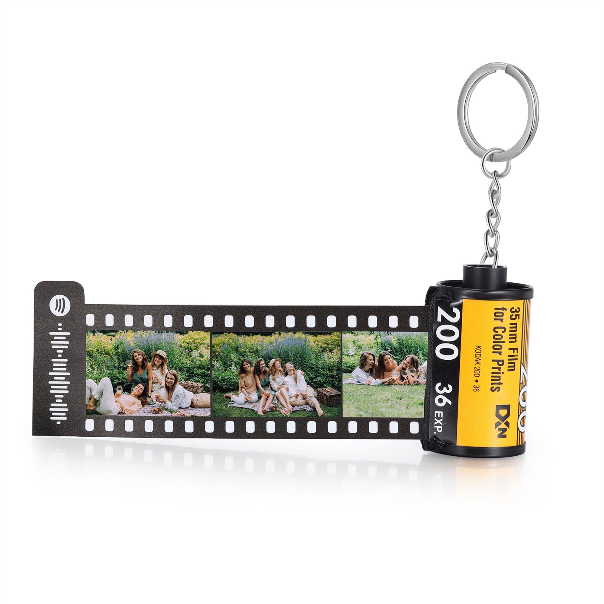 5-20 Photos Mini Film Roll Keychain, Customized Photo Album for my love ...