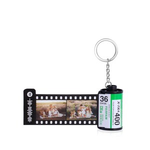 20 Photos Mini Film Roll Keychain, Customized Photo Album for My Love ...