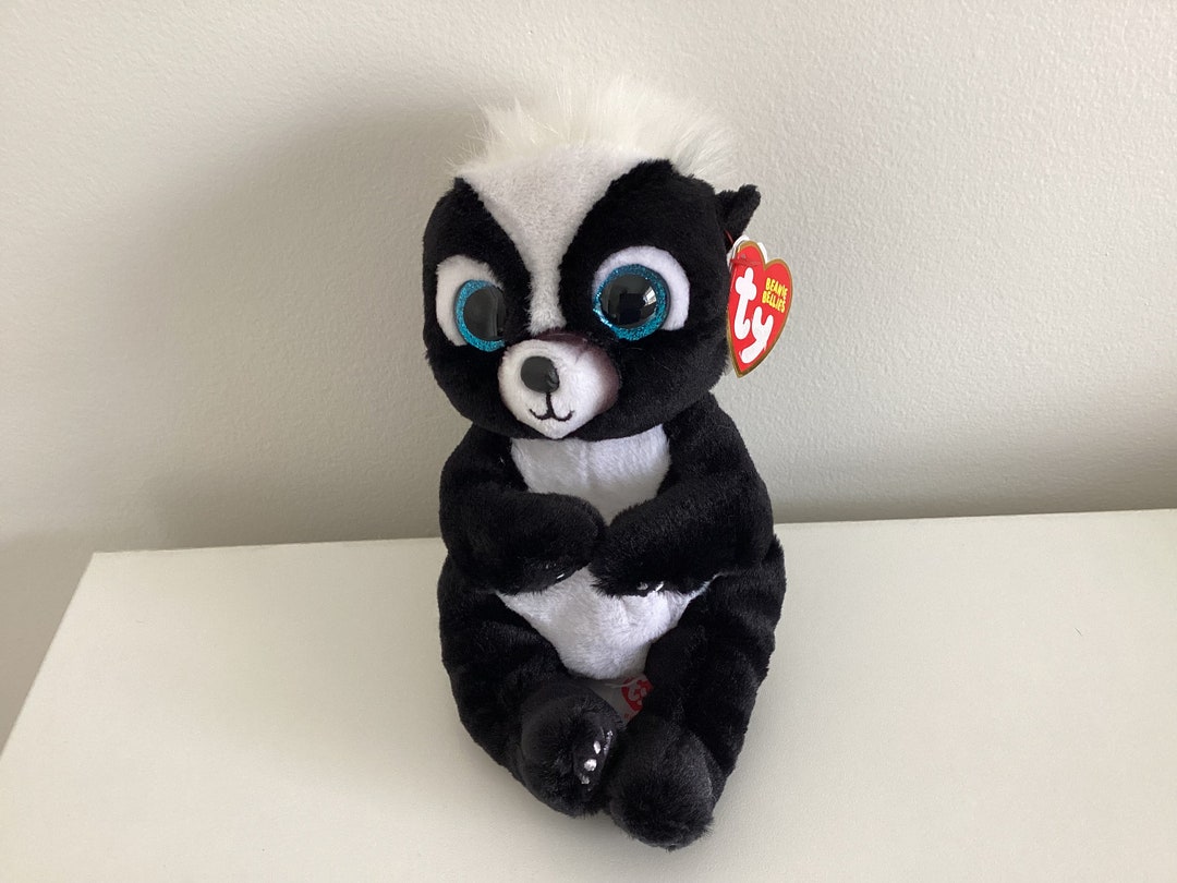 Ty Beanie Bellies ‘rukus’ the Black and White Skunk….(6in)….mwmt - Etsy