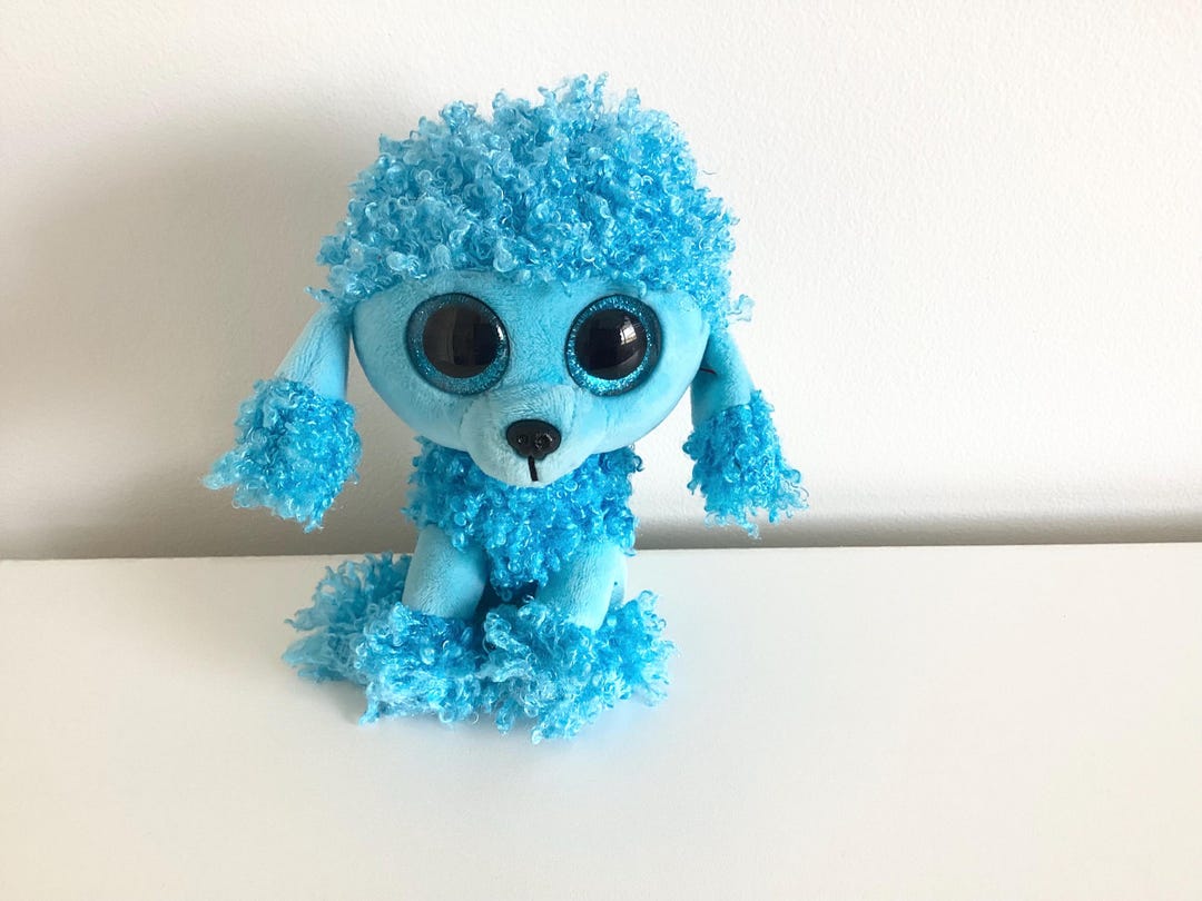Ty Beanie Boos ‘mandy ’ the Blue Poodle Puppy Dog…(6in)….excellent ...
