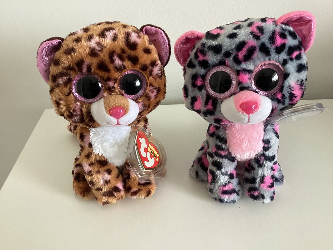 Ty Beanie Boo Leopards patches and Tasha..6in.mwmt - Etsy