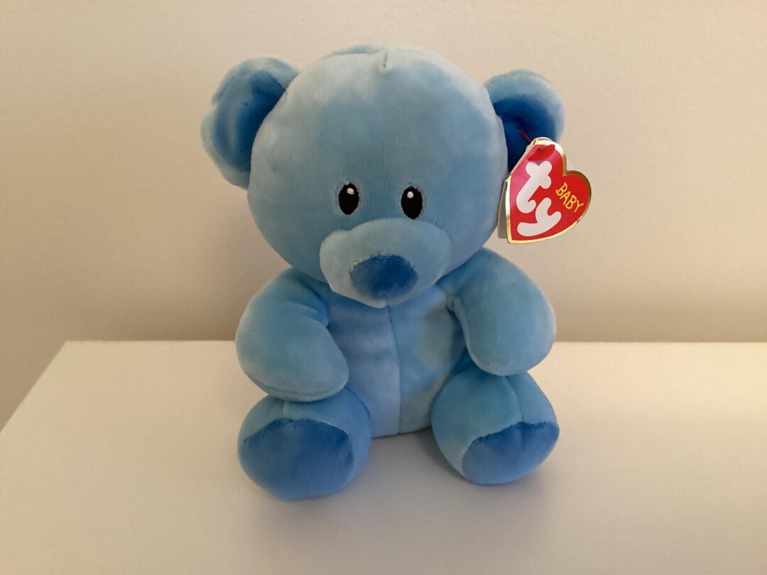 Ty Baby lullaby the Very Soft Blue Bear6in.immaculate Conditioncrease ...