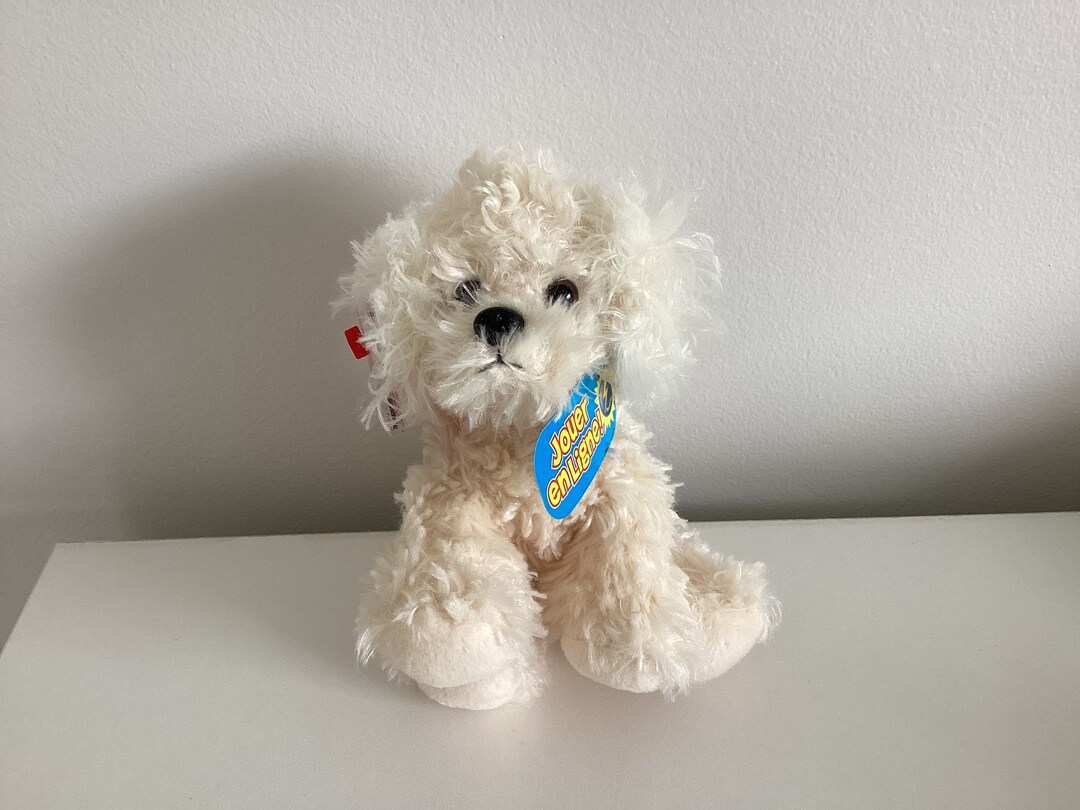 Ty Beanie Baby rascal the 2.0 White Bichon Frise Puppy Dog7inrare.mwmt ...