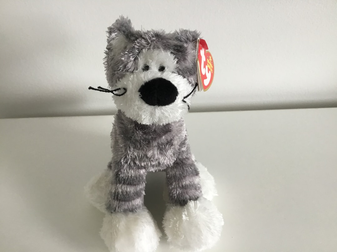 Ty catsby the Grey and White Standing Cat MWMT - Etsy