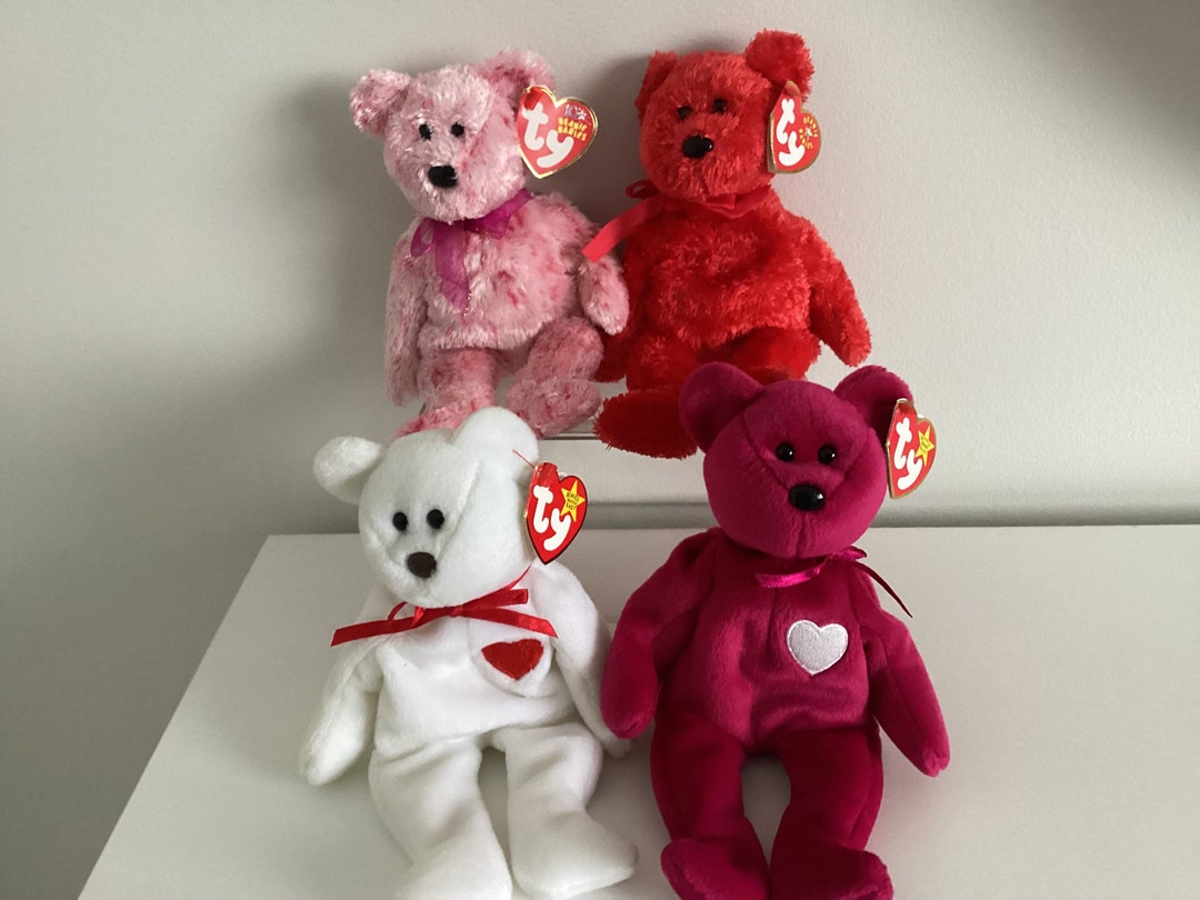 Ty Beanie Baby Valentine Sizzle, Smitten,valentina and ...