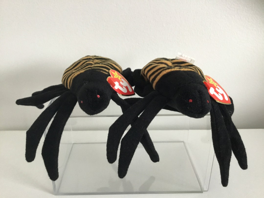 Ty Beanie Baby 'spinner' Spider Plush With Hang Tags - Etsy