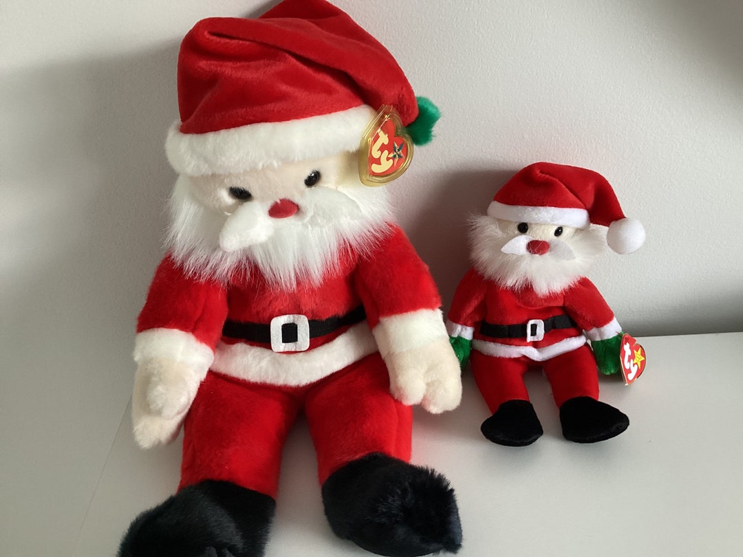 Ty Beanie Baby and Buddy Christmas ‘santa’ the Red, White and Black ...