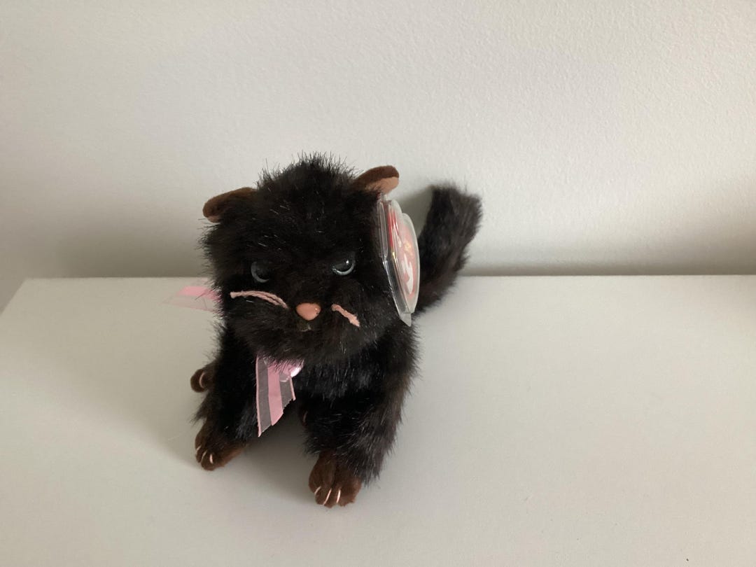 Ty Beanie Baby ‘heiress’ the Dark Brown Kitty Cat..(7in)….mwmt - Etsy