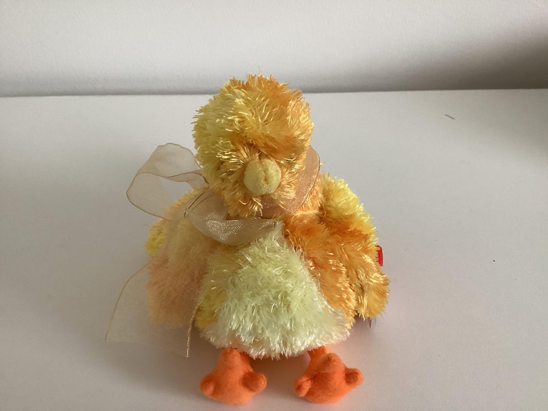 Ty Beanie Baby Easter ‘chickie’ the Orange and Yellow Chick….(5in ...