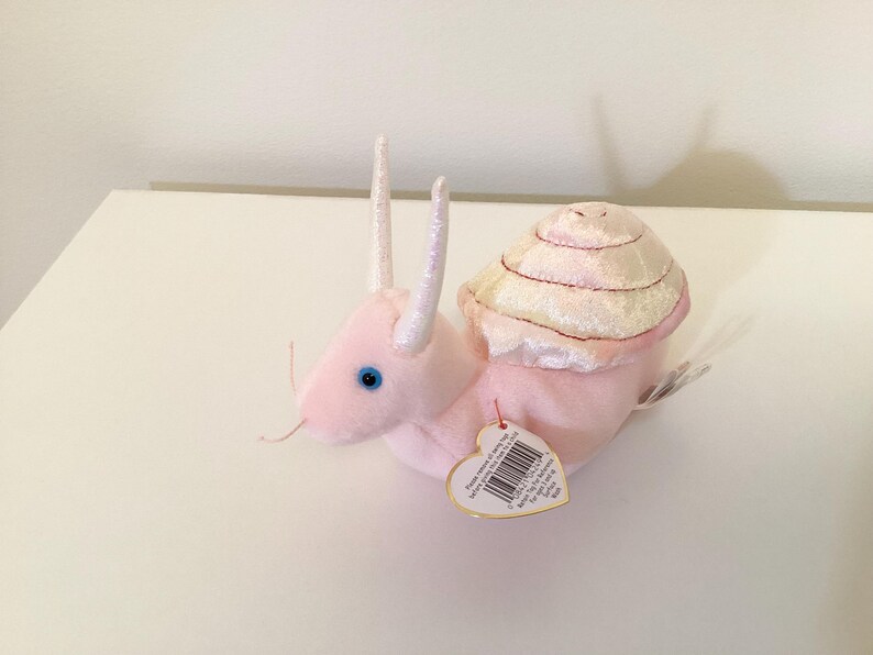 Ty Beanie Baby ‘swirly’ the Pink Snail..(7in).. - Etsy