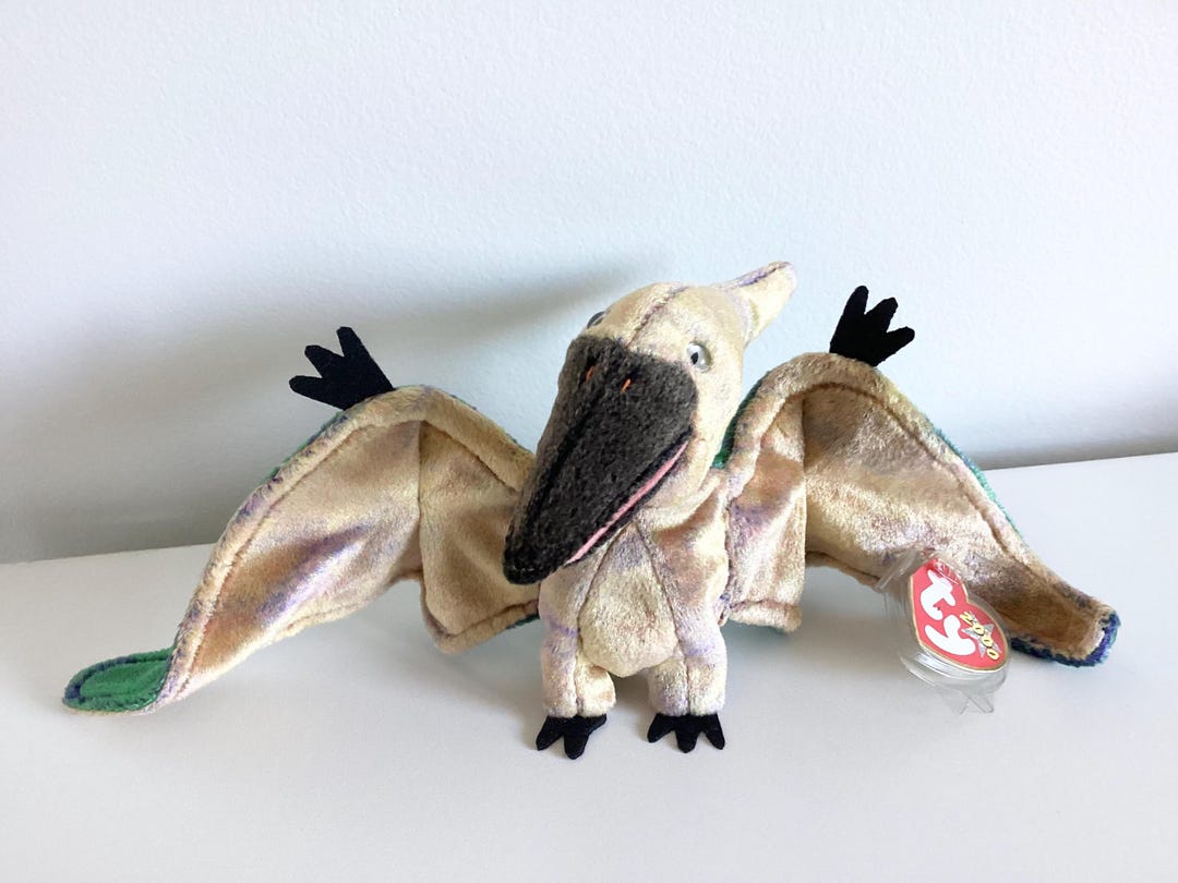 Ty Beanie Baby 'swoop' Pterodactyl Plush Dinosaur - Etsy