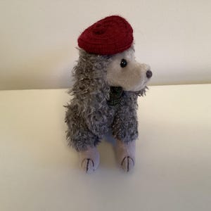 Ty Attic Treasures Cheri the Grey, Beret Wearing,poodle Dog ...