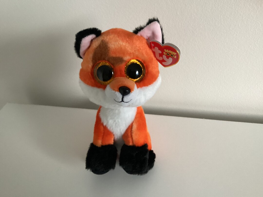 Ty Beanie Boo meadow the Orange and White Fox 6in..mwmt - Etsy