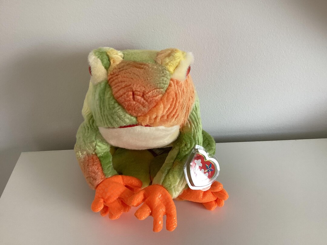 Ty Beanie Buddy Prince Frog, Tie Dye Plush (14in) - Etsy