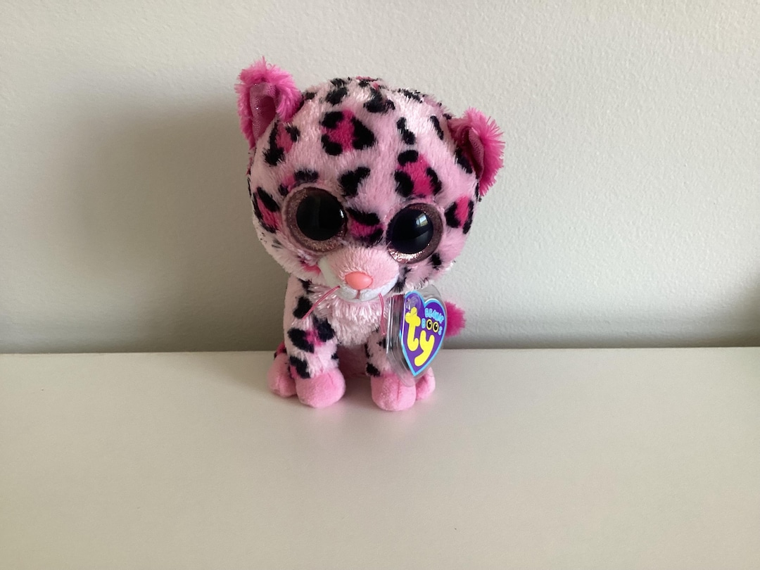 Ty Beanie Boo Justice Exclusive ‘gypsy’ the Pink Cheetah…(6in)….rare ...