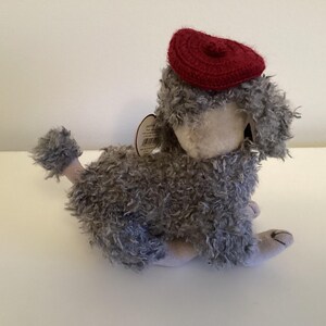 Ty Attic Treasures Cheri the Grey, Beret Wearing,poodle Dog ...