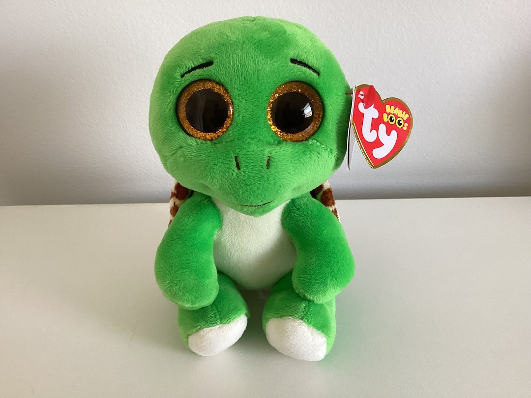 Ty Beanie Boo 'turbo' Turtle Plush: Green, 6 Inch - Etsy Australia