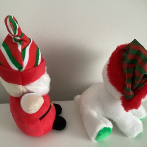 Ty Beanie Boo Christmas gnewman and Paxton Christmas Gnome and Bear ...