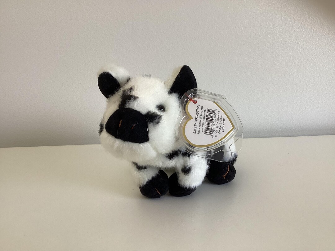 Ty Beanie Baby ‘stubby’ the Black and White Pig…(7in)….rare….mwmt - Etsy