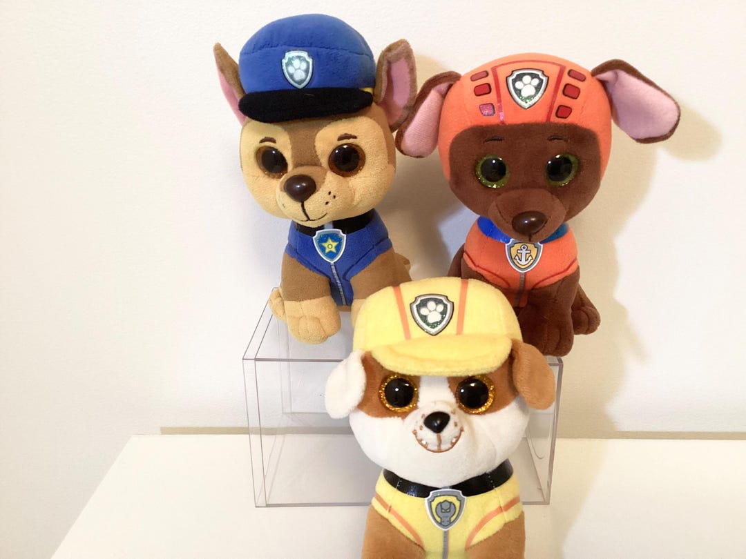 Ty Beanie Baby Paw Patrol ‘chase, Rubble, Zuma’…..(6in)… - Etsy Canada
