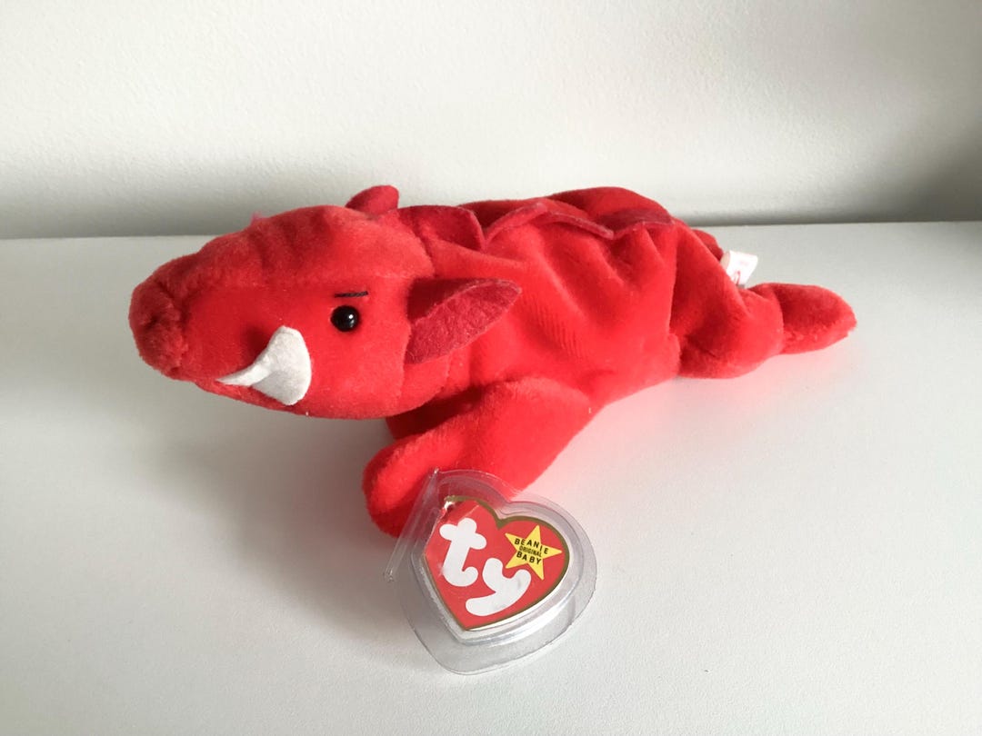 Ty Beanie Babies ‘grunt’ the Red Boar..(9in)..rarer PVC Pellets.. - Etsy