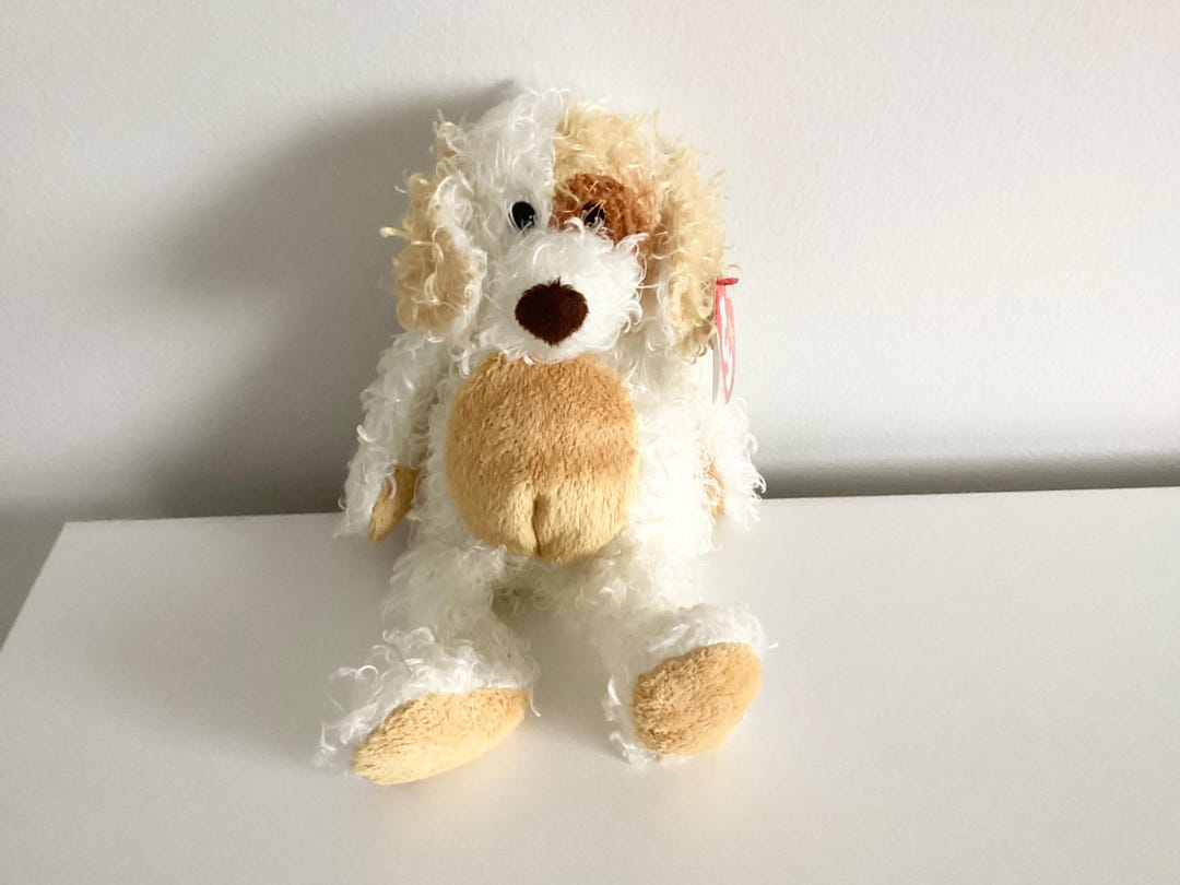 Ty Beanie Baby 'diggs' Puppy Dog, Cream & Brown, 6in - Etsy