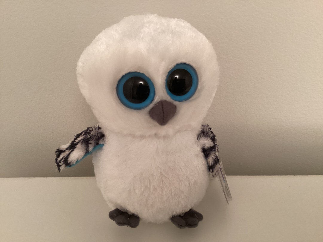 Ty Beanie Boo ‘spells’ the White Owl…(6in)…mwmt…2012….purple Hang and ...