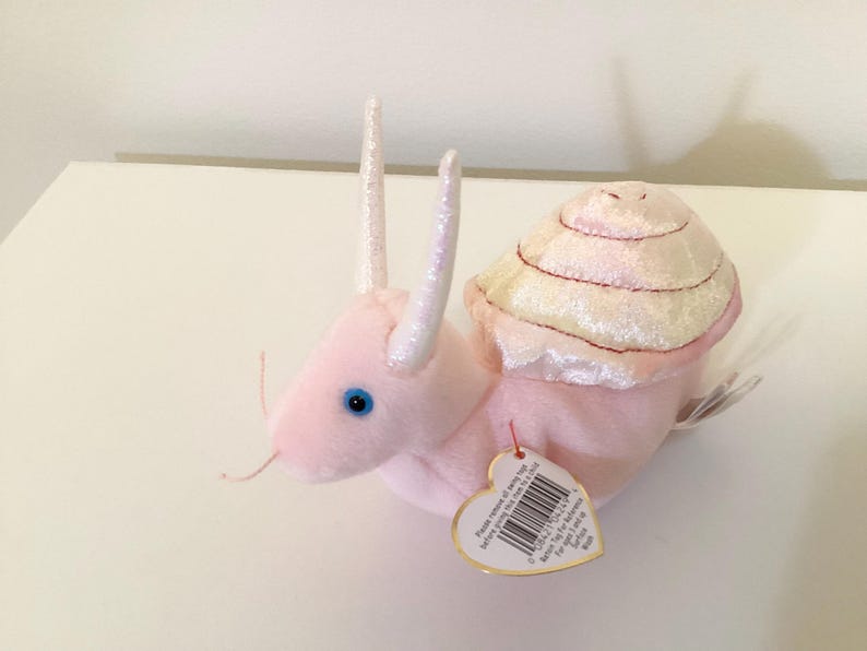 Ty Beanie Baby ‘swirly’ the Pink Snail..(7in).. - Etsy