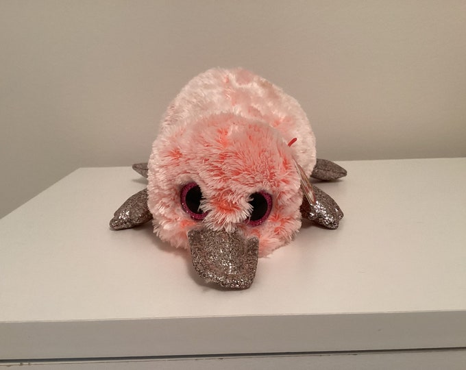 Ty Beanie Boo wilma the Pink Platypus.9inexcellent Conditioncrease on ...