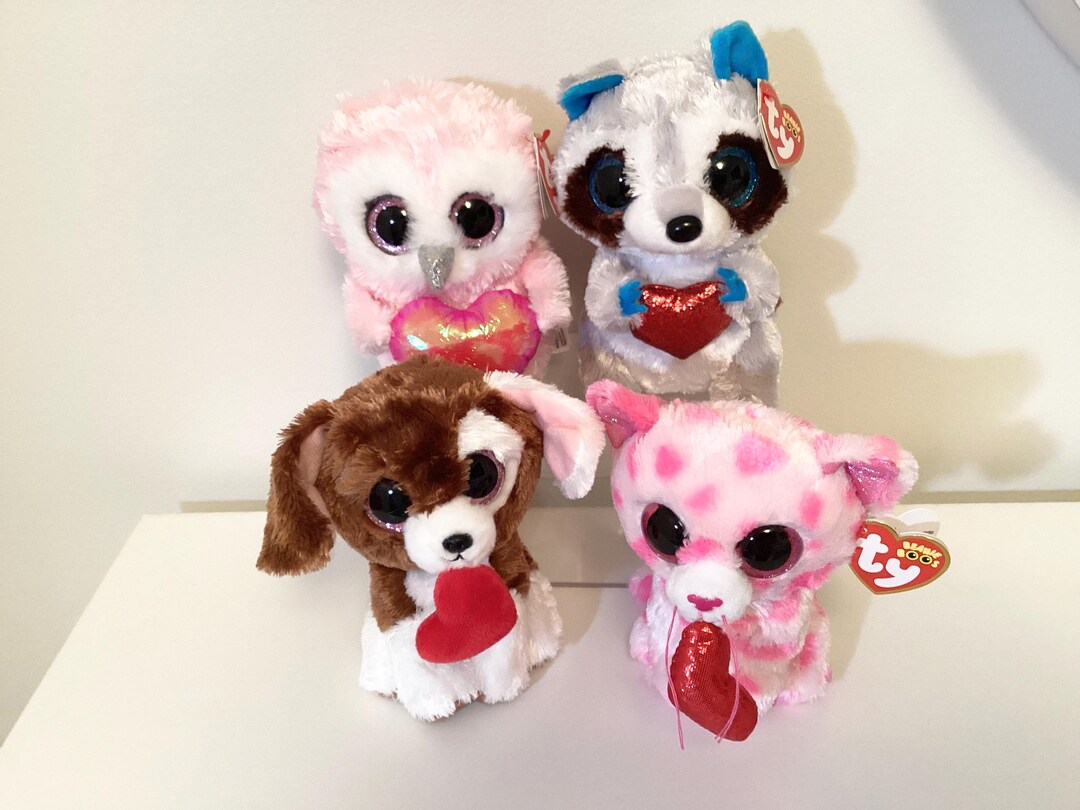 Ty Beanie Boo Valentine ‘cuddles, Sweet, Thief, Whisper’….(6in)…mwmt - Etsy
