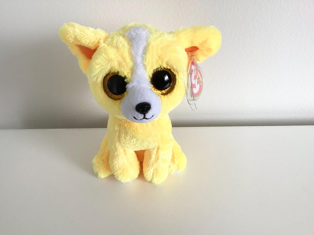 Ty Beanie Boo Dandelion, Yellow Chihuahua Puppy Plush (6in) - Etsy