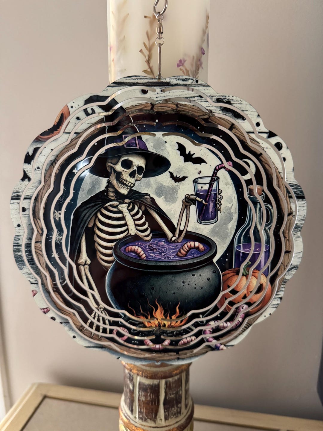 Halloween Skeleton Wind Spinner - Etsy