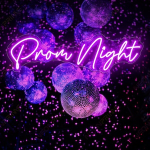Prom Night Neon Sign Custom, Prom 2023 Graduation 2023 Decor Prom Night ...