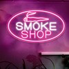 Neon Vape Sign With White Smoke, LED Vaporizer Bar Decor - Etsy