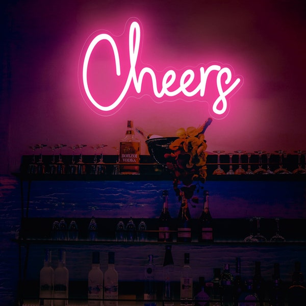 Neon Cheer Svg - Etsy