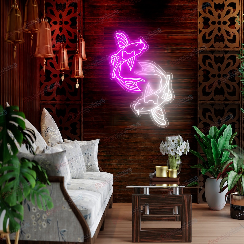 Custom Japan Neon Signkoi Fish Neon Sign Japanese Neon Sign - Etsy