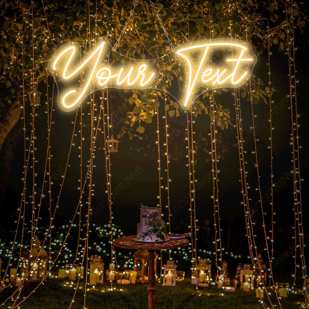 Outdoor Neon Sign Waterproof Neon Sign Personalized Neon Sign for Him ...