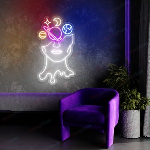 Custom Galaxy Brain Neon Sign, Personalized Neon Light, Wall Decor,led ...