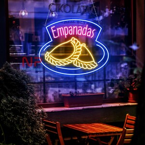Empanadas Neon Sign, Spanish Empanadas Led Sign, Custom Neon Led Light ...