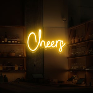 Cheer Neon Sign, Wedding Neon Sign, Bar Sign,custom Neon Sign,home Bar ...