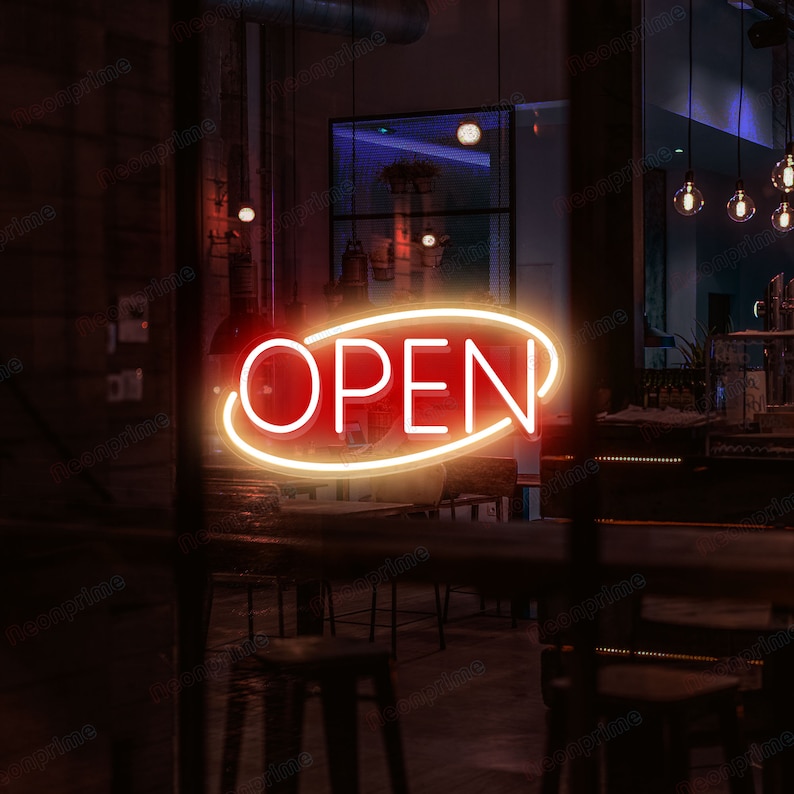 Open Sign Bar Shop LED Neon Sign Neon Flex Sign Open Sigh - Etsy