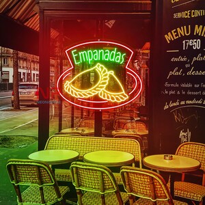 Empanadas Neon Sign, Spanish Empanadas Led Sign, Custom Neon Led Light ...