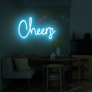 Cheer Neon Sign, Wedding Neon Sign, Bar Sign,custom Neon Sign,home Bar ...