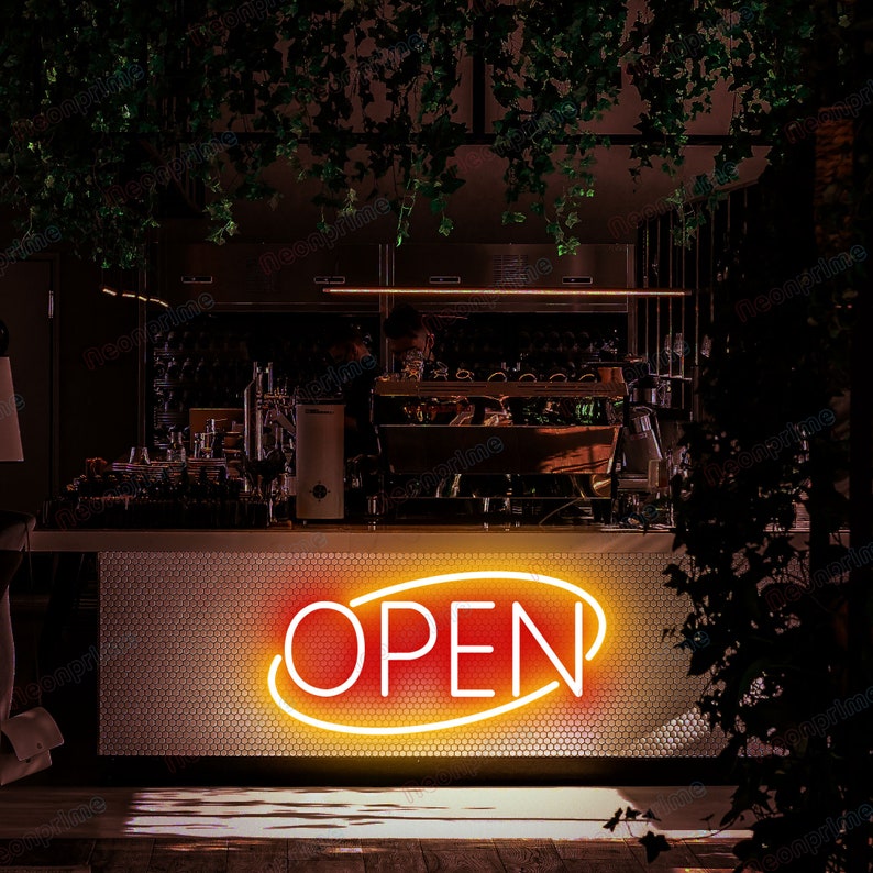 Open Sign Bar Shop LED Neon Sign Neon Flex Sign Open Sigh - Etsy