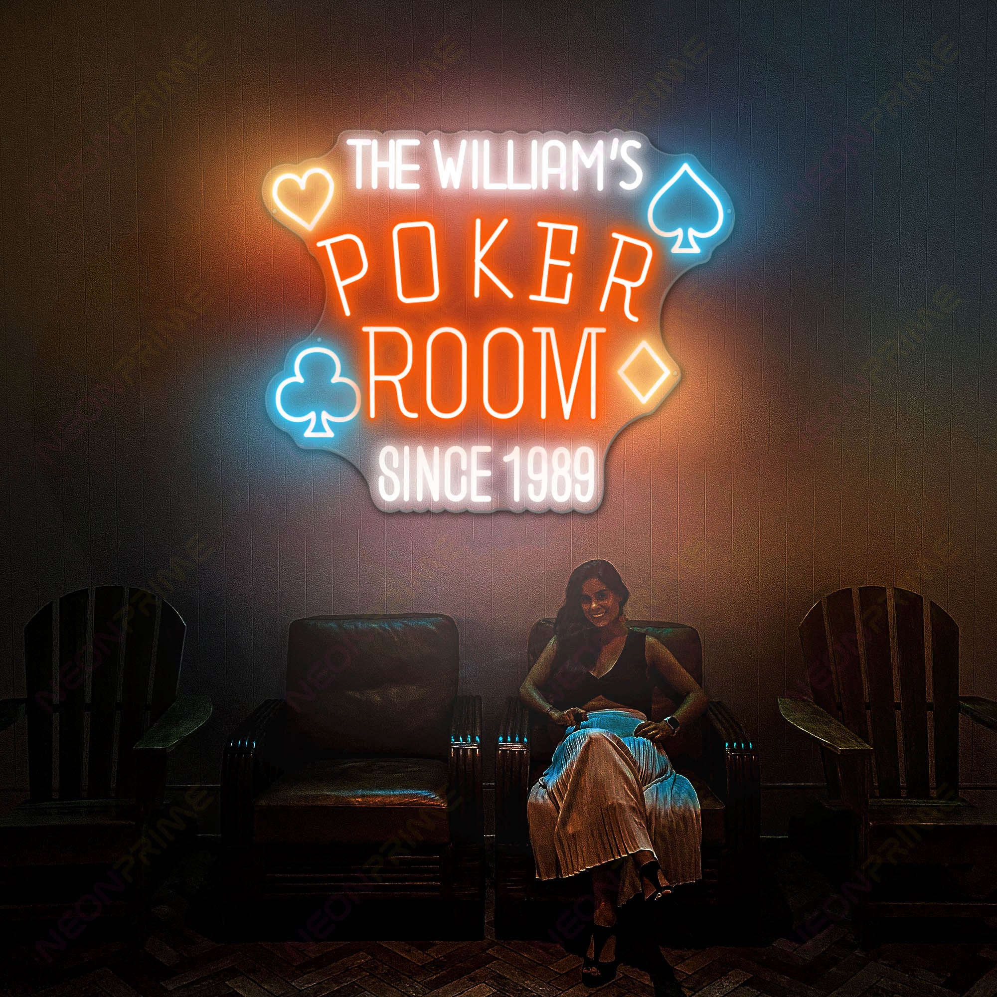 Poker Room Neon Sign Cards Neon Sign Cards Led Sign Custom Neon Sign ...