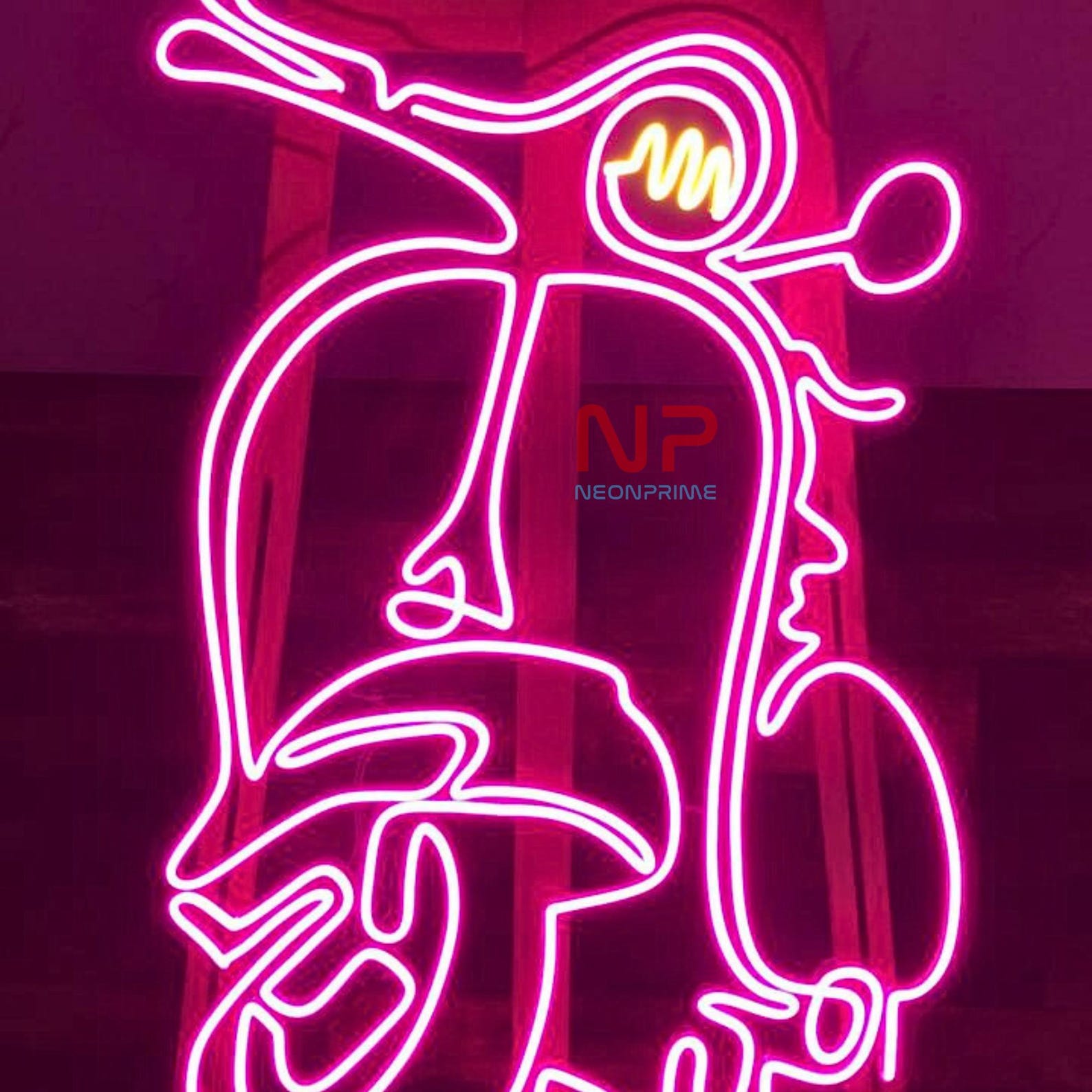 Vespa Neon Sign, Vespa Led Neon Sign, Vespa Light Sign, Custom Neon ...