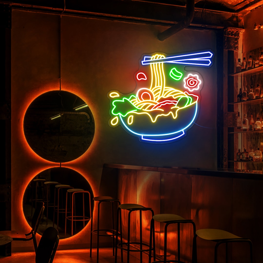 Ramen Neon Sign Delicious Noodles Japanese Ramen Sign Custom Ramen Led ...