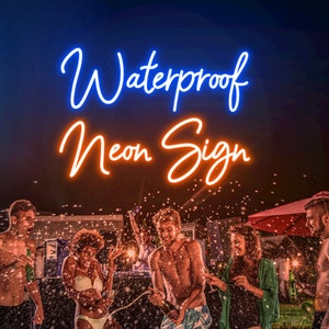 Outdoor Neon Sign Custom Waterproof Neon Sign Business Led Sign Wedding ...