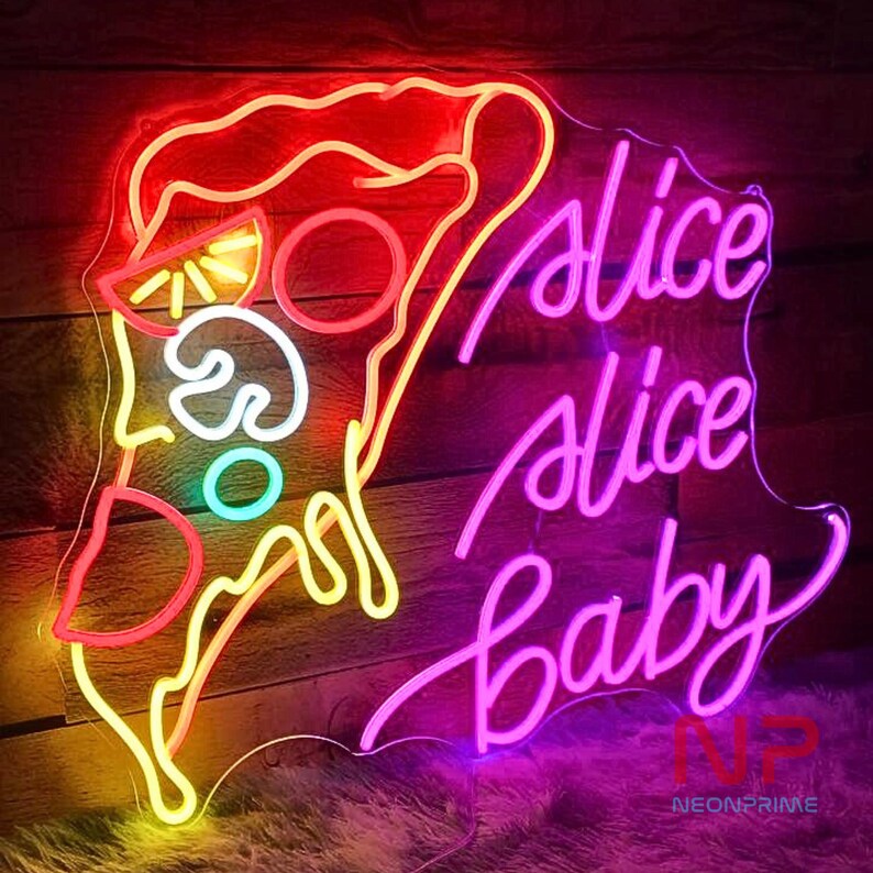 Custom Food Business Logo Neon Sign, Business Neon Sign, Open Neon Sign ...