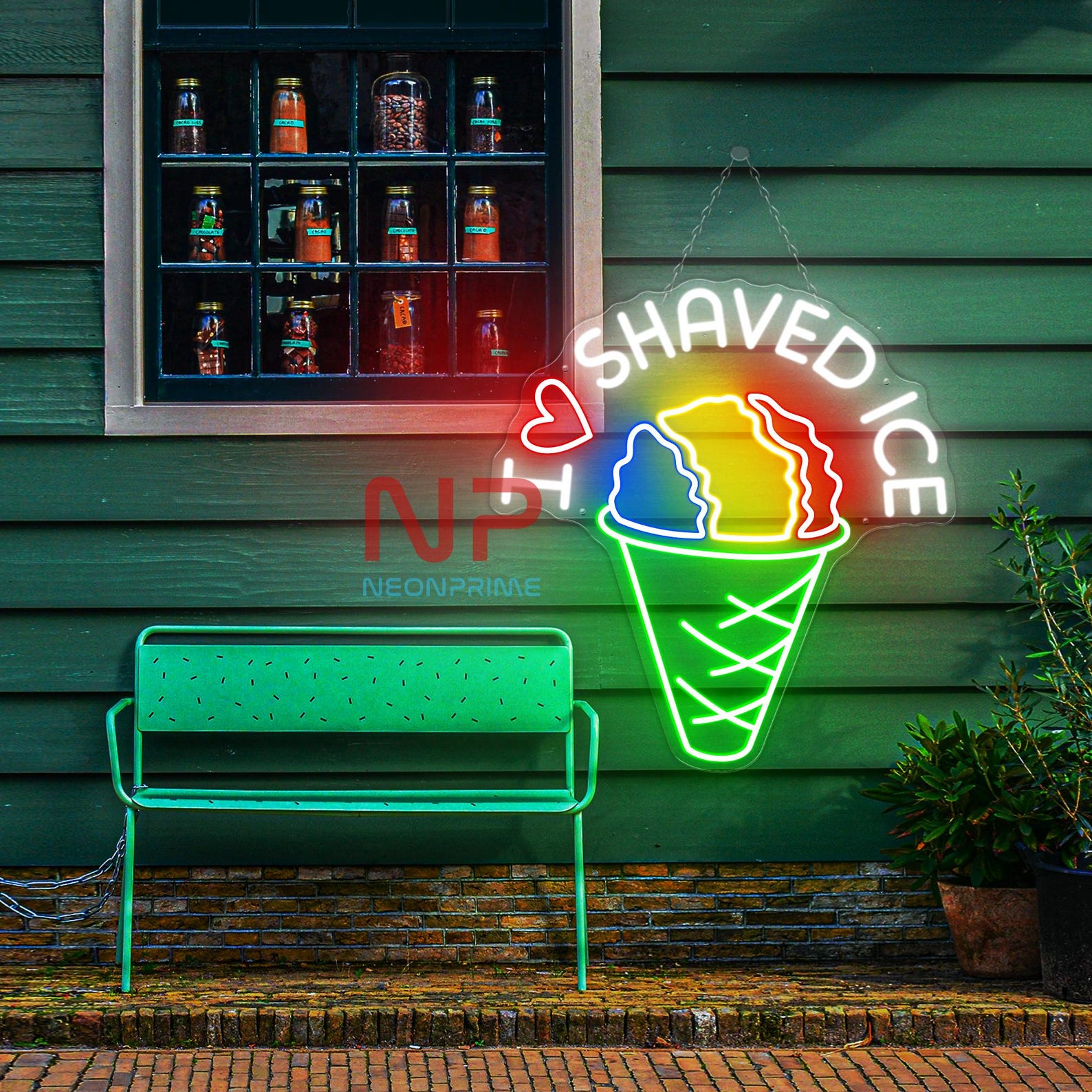 I Love Shaved Ice Neon Sign, Shaved Ice Neon Sign, Custom Led Sign, Ice ...